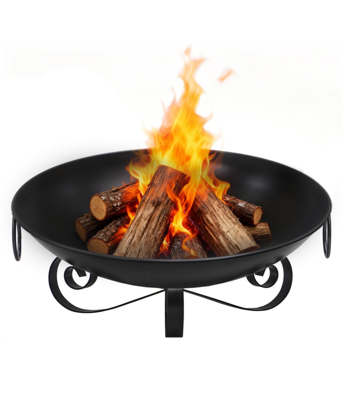 Click here for Sugift 24 Inch Heavy-Duty Metal Fire Pit Bowl Outd... prices