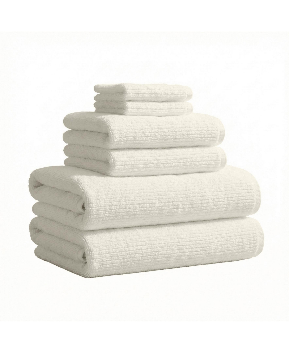 Click here for Linery & Co Turkish Cotton Textured 6 Piece Bath T... prices