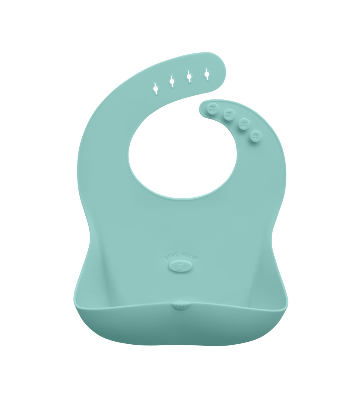 Click here for abiie Ruby Wrapp Silicone Bibs - Baby blue prices