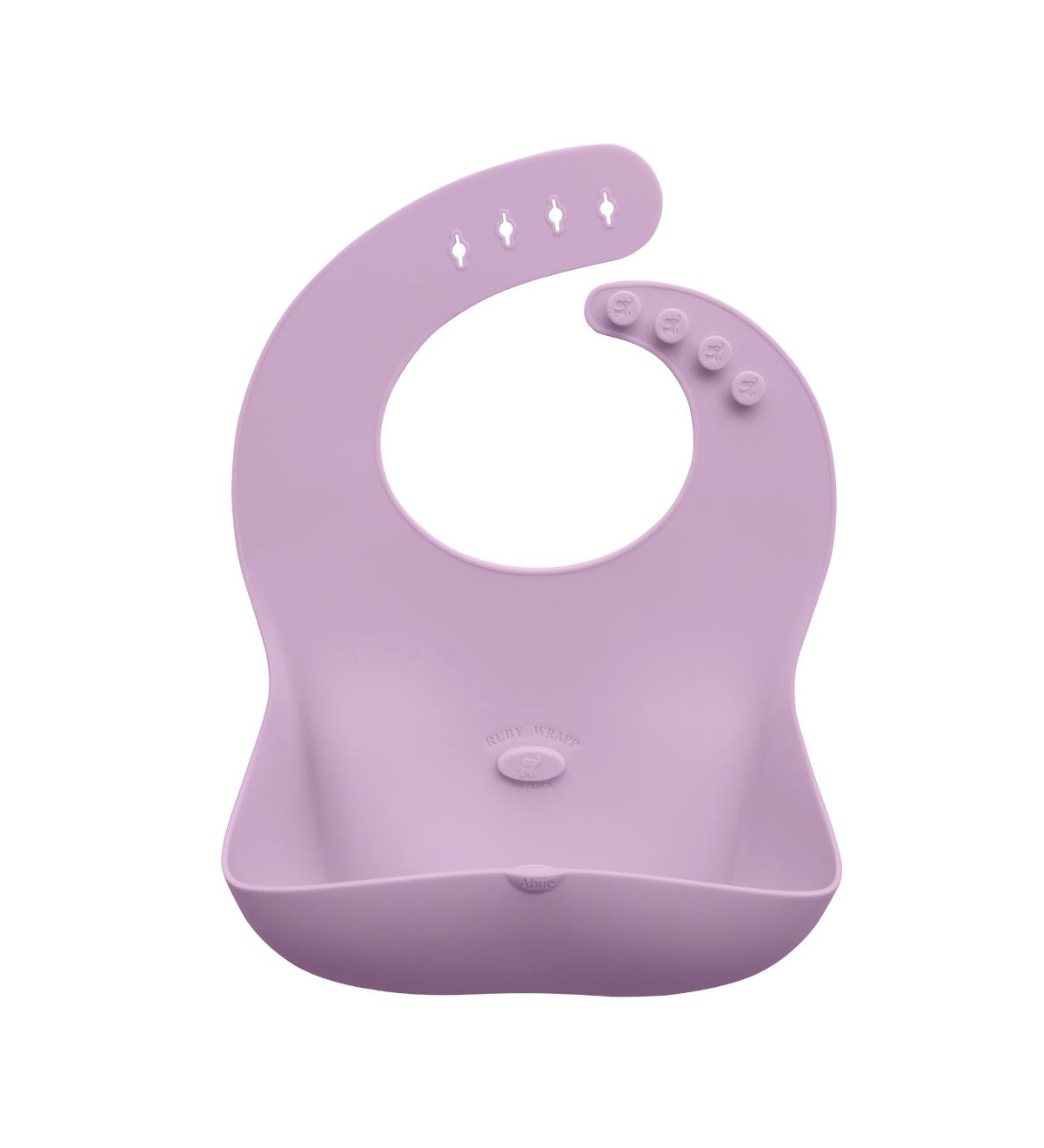 Click here for abiie Ruby Wrapp Silicone Bibs - Pink lavender prices