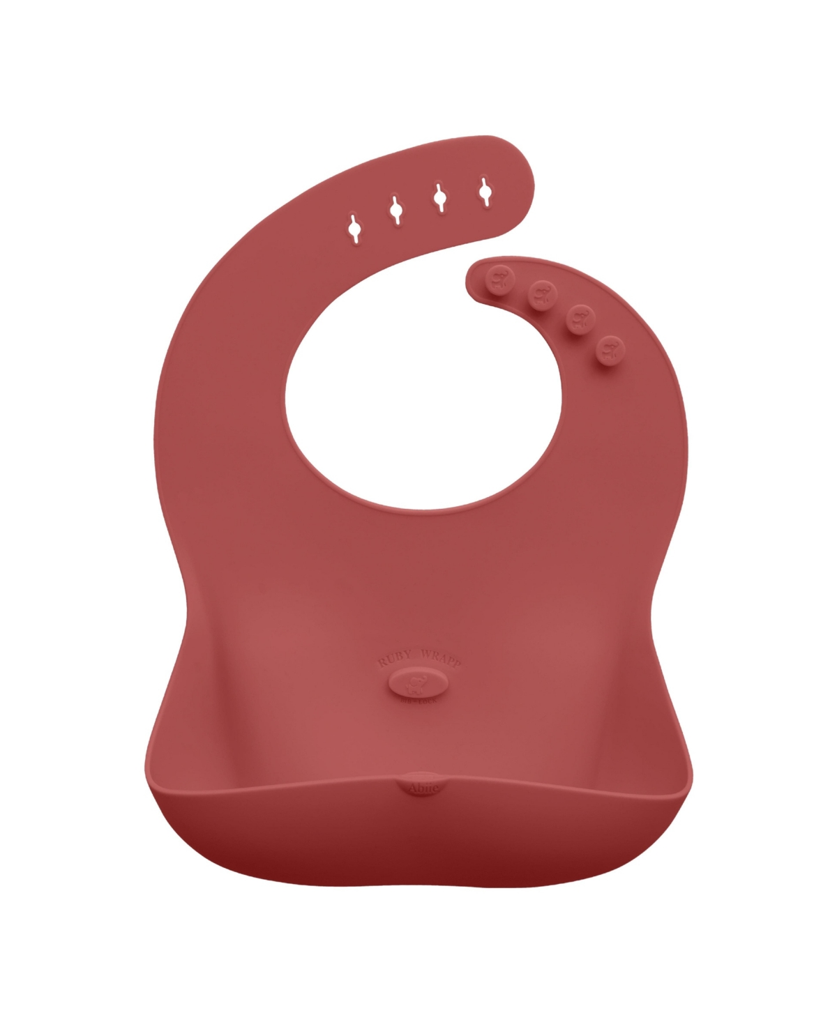 Click here for abiie Ruby Wrapp Silicone Bibs - Terra cotta prices