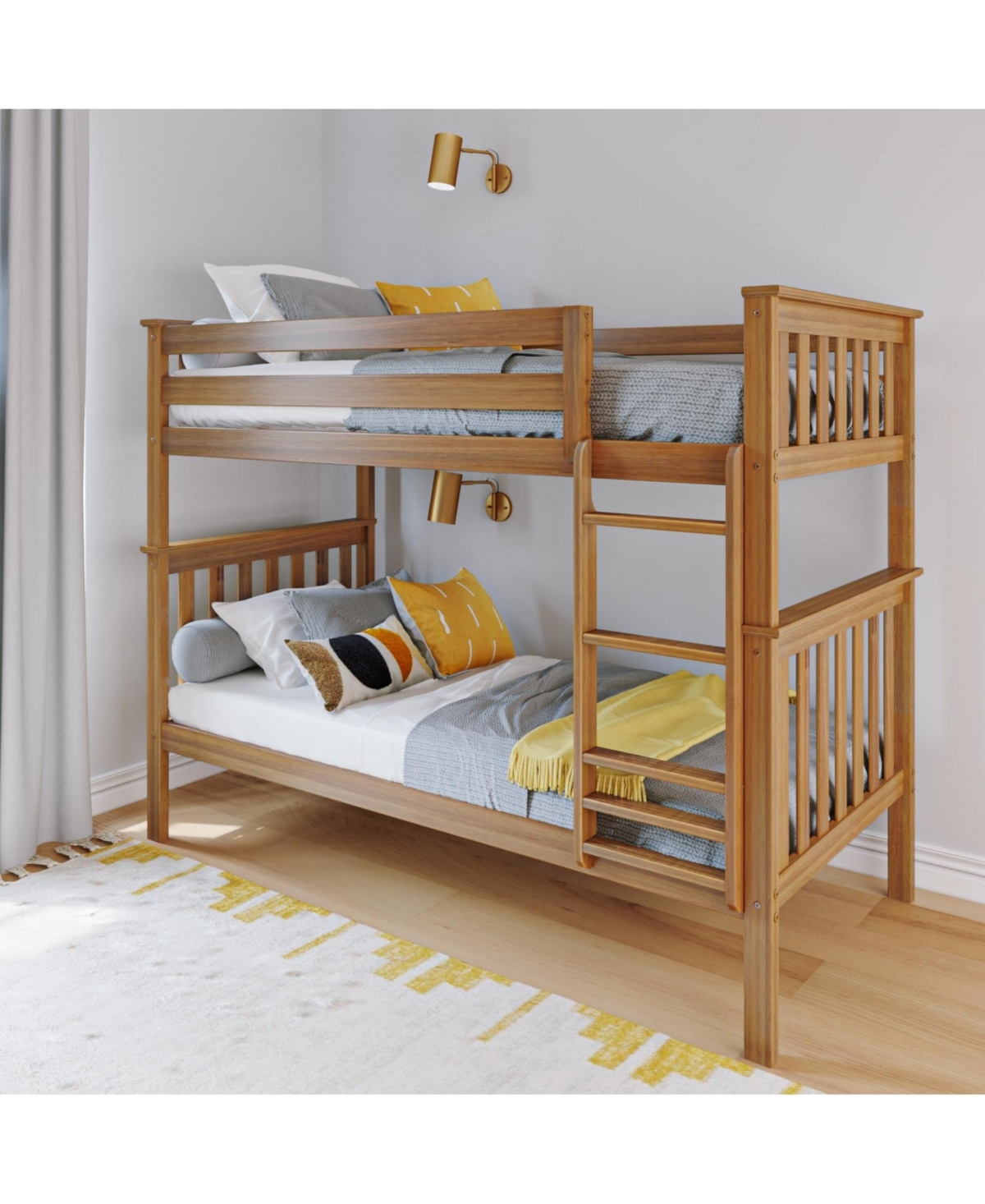 Click here for Max and Lily Twin over Twin Bunk Bed for Kids  Sol... prices