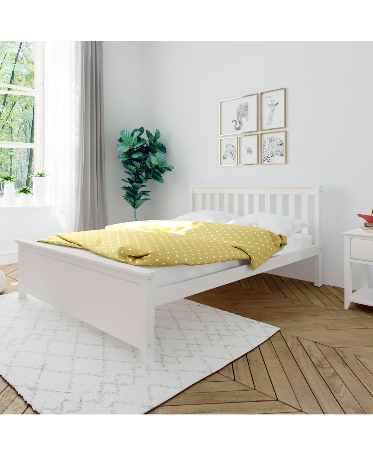 Click here for Max and Lily Queen Bed Frame  Solid Wood Platform... prices