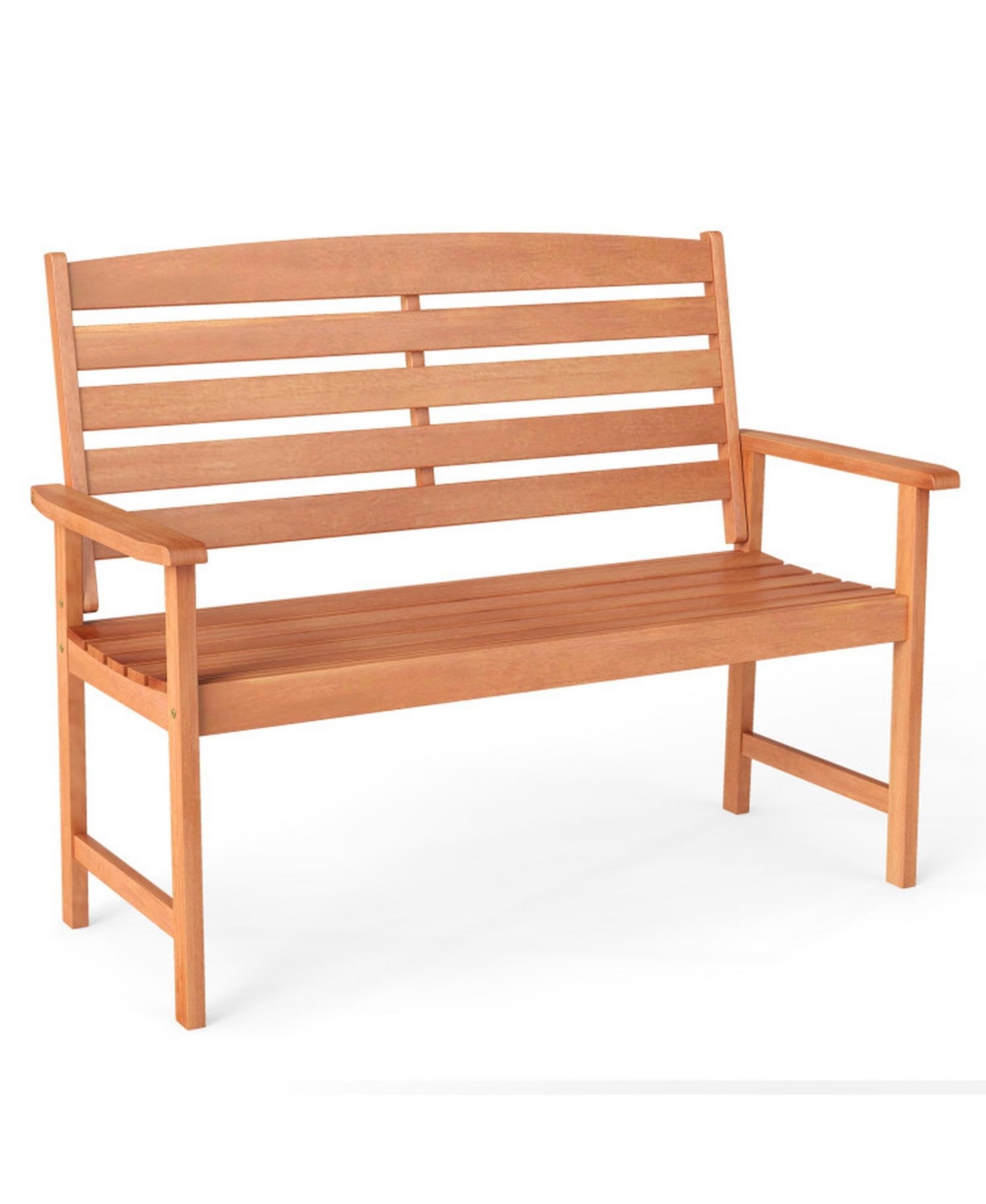Click here for Gouun 2-Person Solid Wood Garden Bench with Slatte... prices