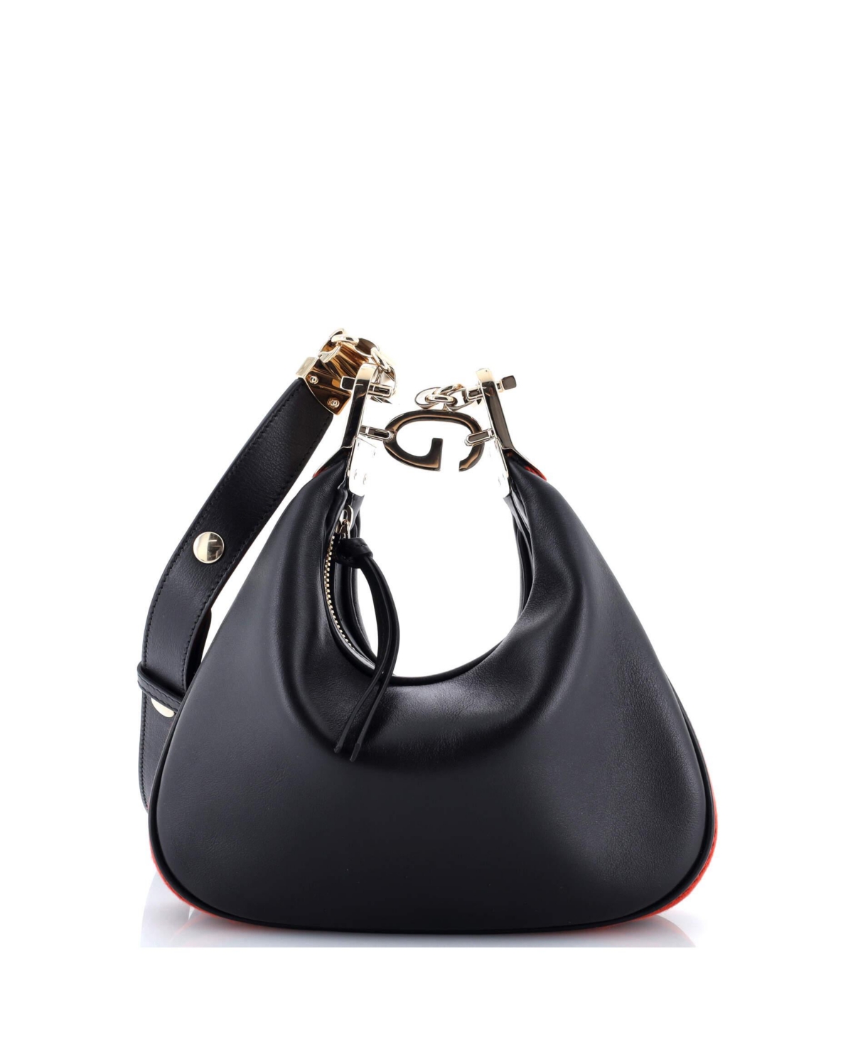 Click here for Pre-Owned Gucci Small Attache Shoulder Bag Leather... prices