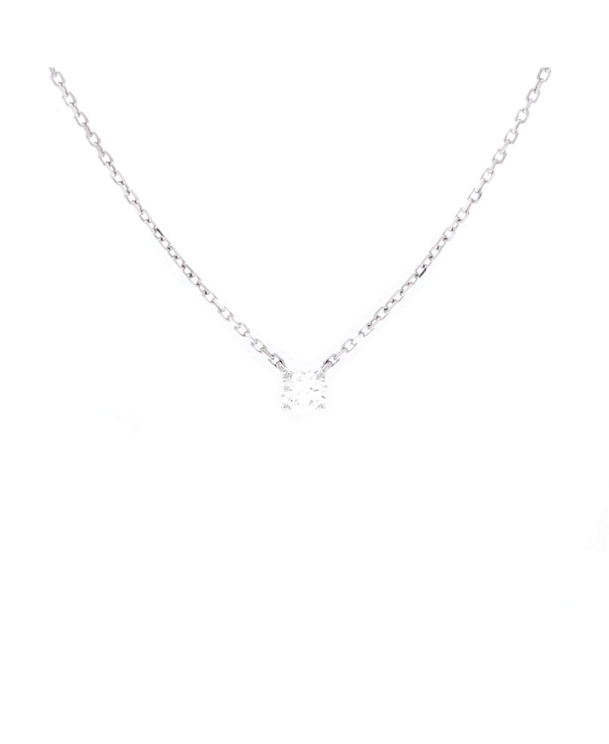 Click here for Pre-Owned Cartier 1895 Solitaire Necklace - 18k wh... prices