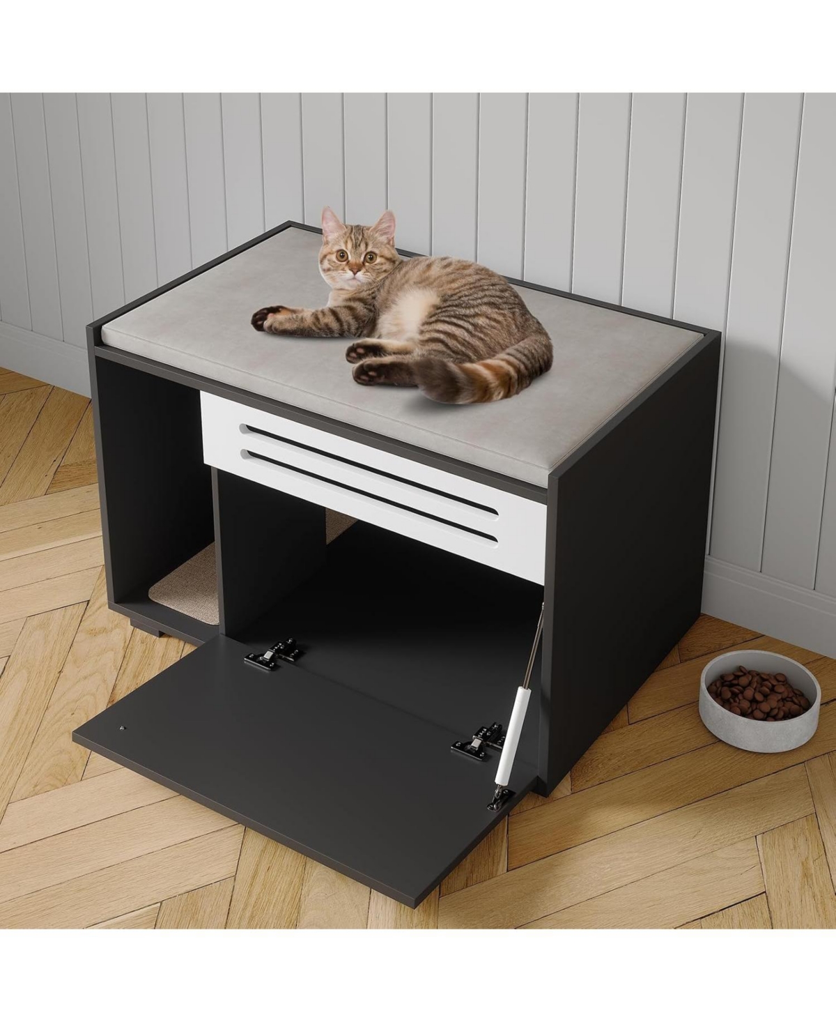 Click here for gaomon Cat Litter Box Enclosure with Ventilated Pa... prices