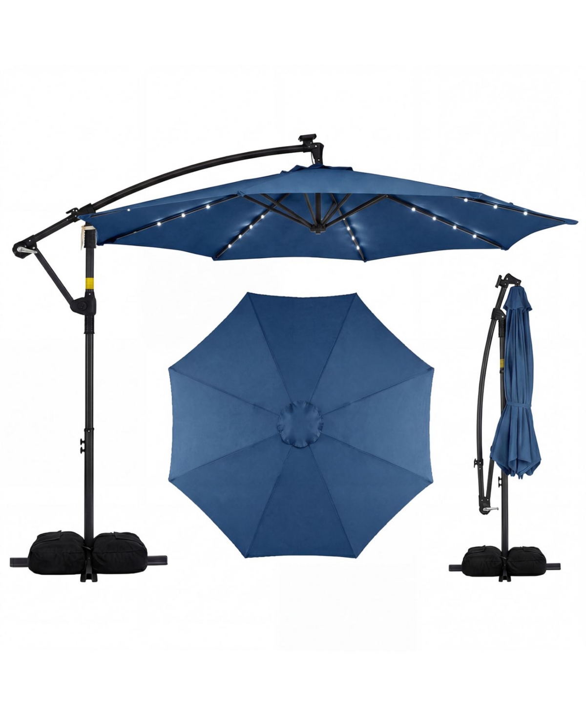 Click here for Slickblue Outdoor Cantilever Patio Umbrella with S... prices