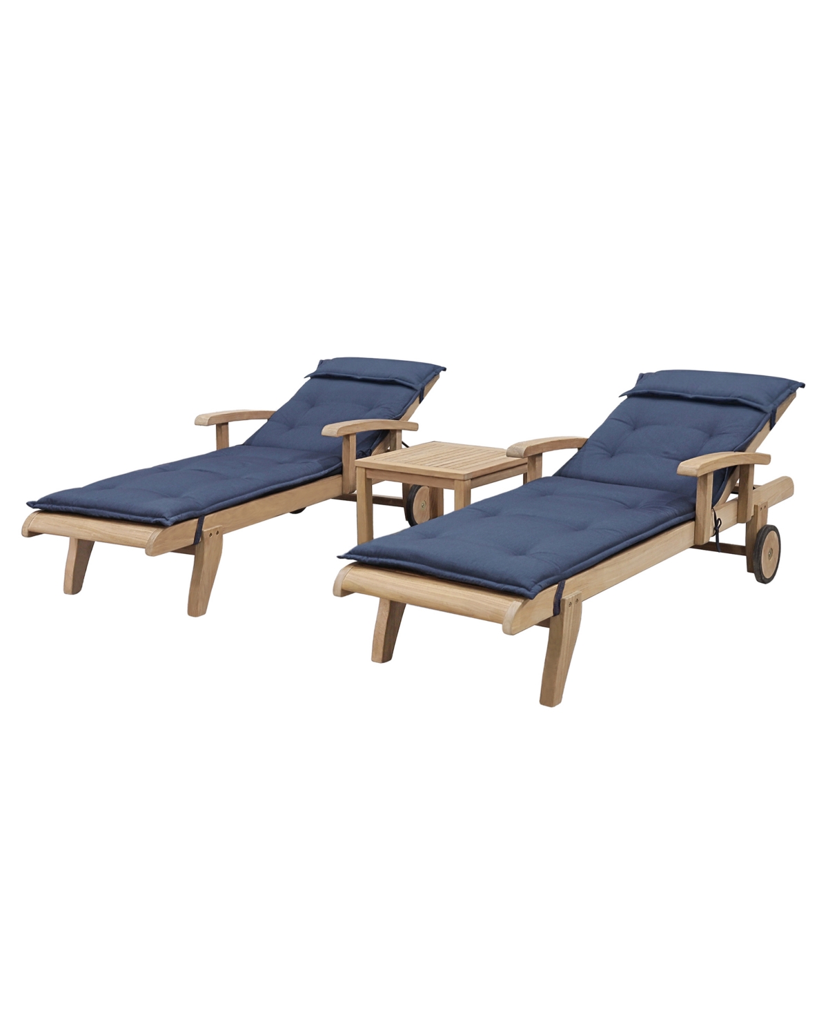 Click here for Bristol 3-Pc. Outdoor Chaise Set (2 Chaise Lounge... prices