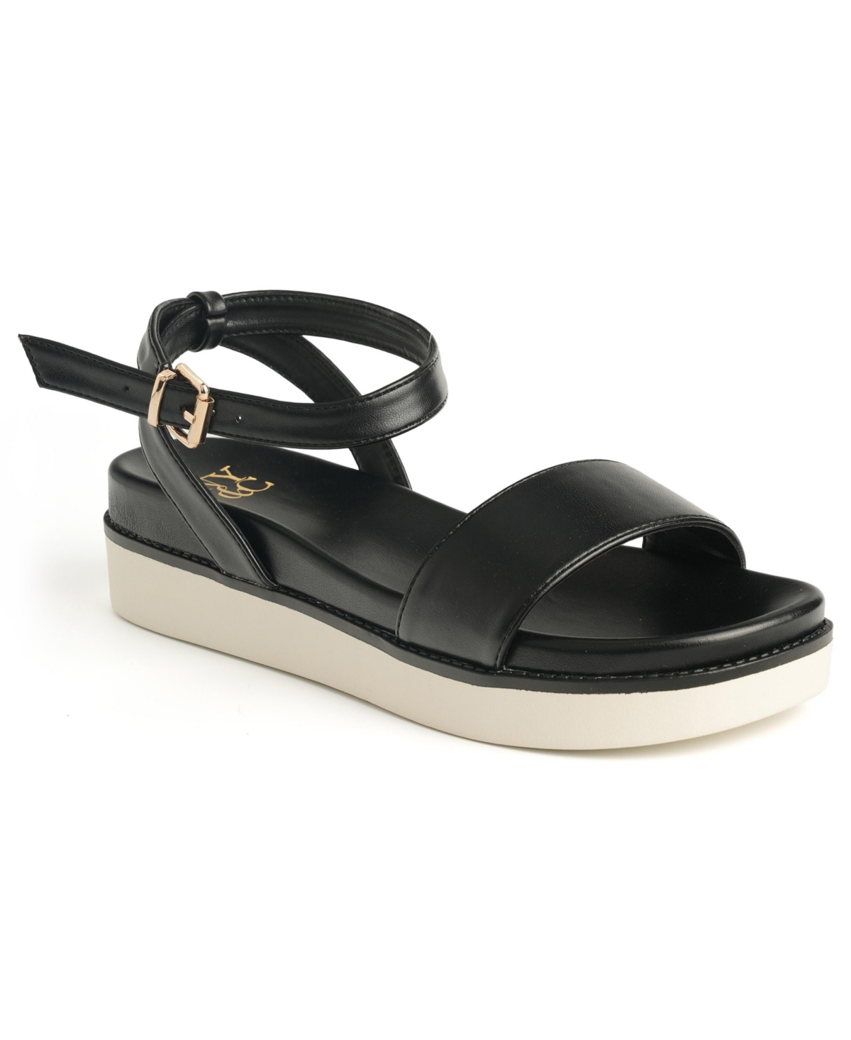 Click here for New York & Company Womens Charli Ankle Strap Sanda... prices