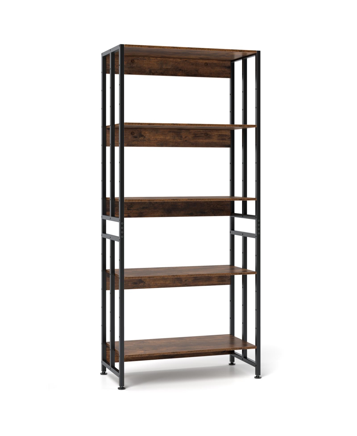 Click here for Gouun 5-Tier Adjustable Bookshelf with Tiltable Sh... prices