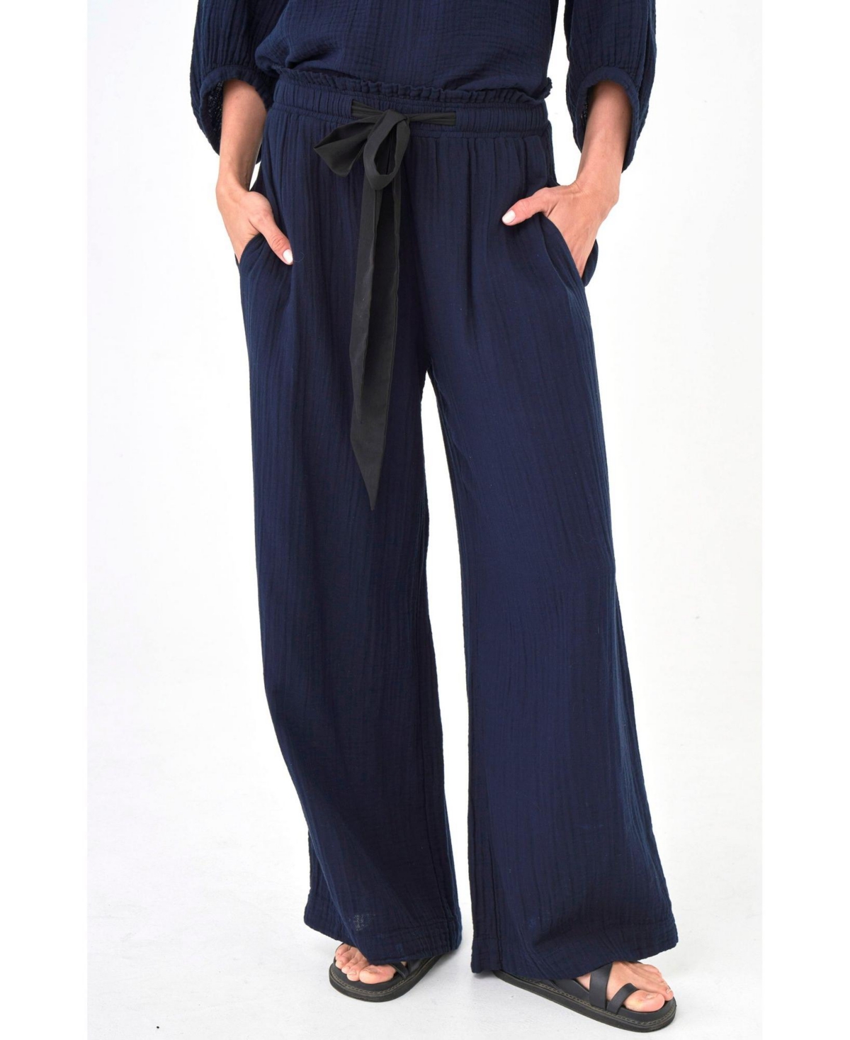Click here for Ocean+Main Womens Ocean+Main Gauze Palazzo Pant -... prices