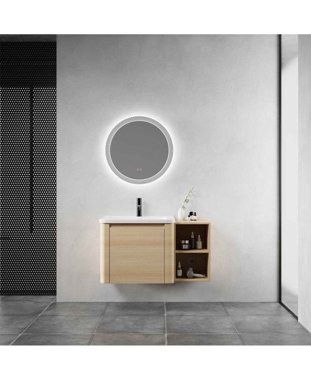 Click here for Sillysis 36 Inch Wall Mounted Bathroom Vanity with... prices