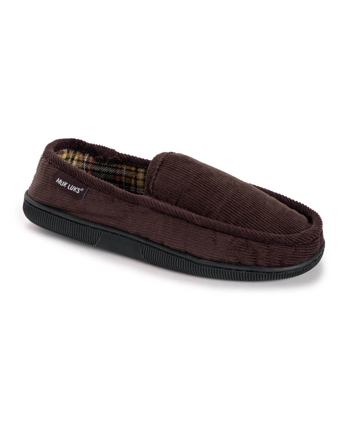 Click here for Muk Luks Mens Corduroy Moccasin With Flannel Linin... prices