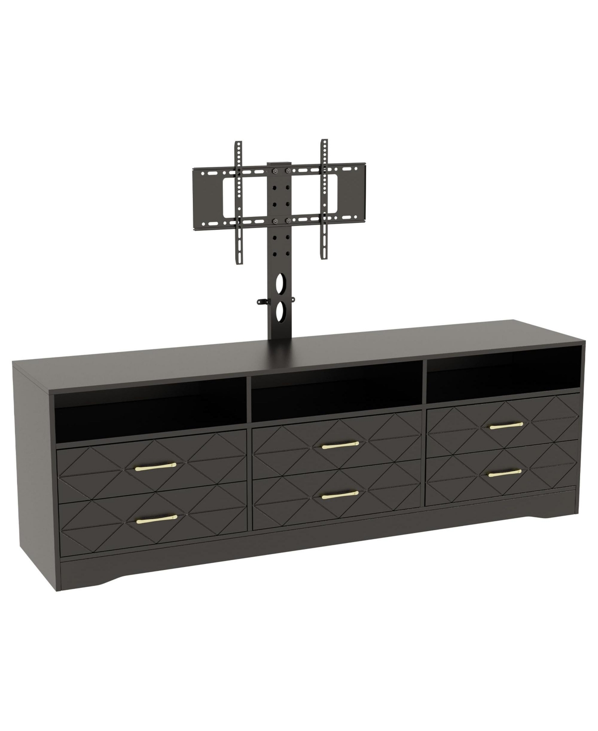 Click here for gaomon Home 32 to 80 Entertainment Center  Wood Me... prices