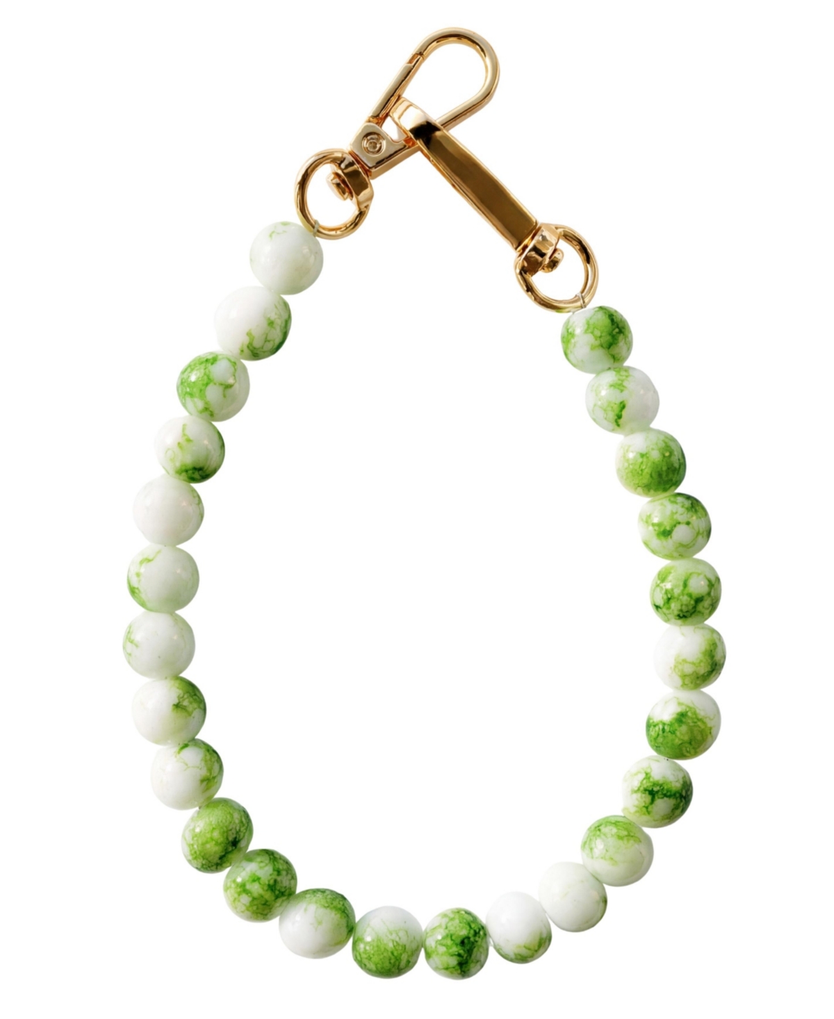 Click here for seree Beaded Bag Charm - Green prices