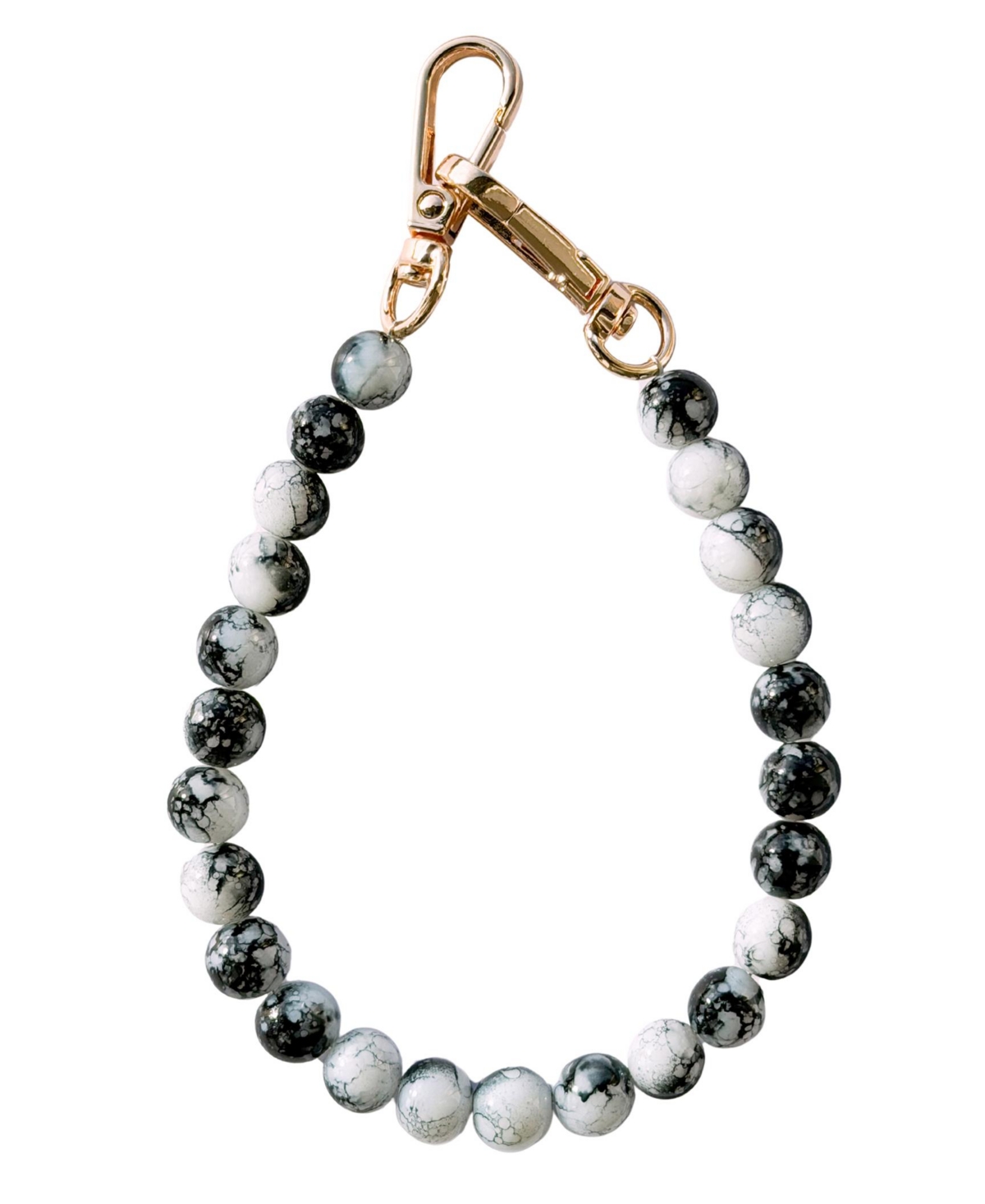 Click here for seree Beaded Bag Charm - Black prices