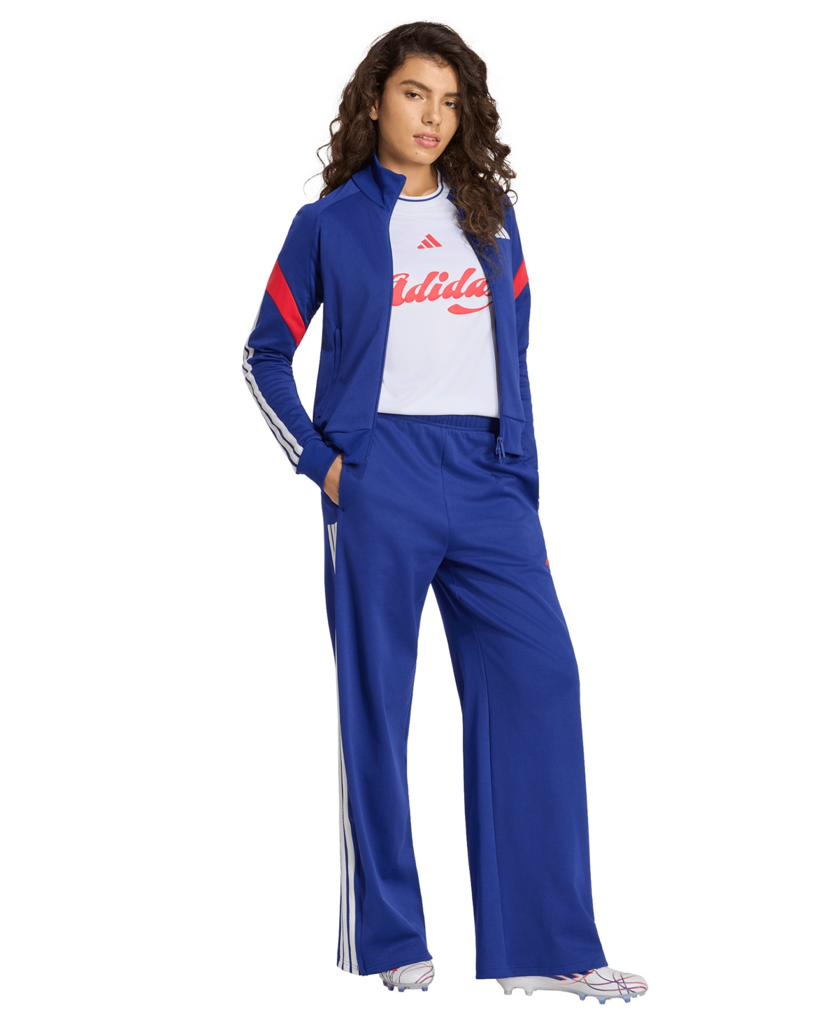 Click here for adidas Womens Drawstring House of Tiro Pants - Mys... prices