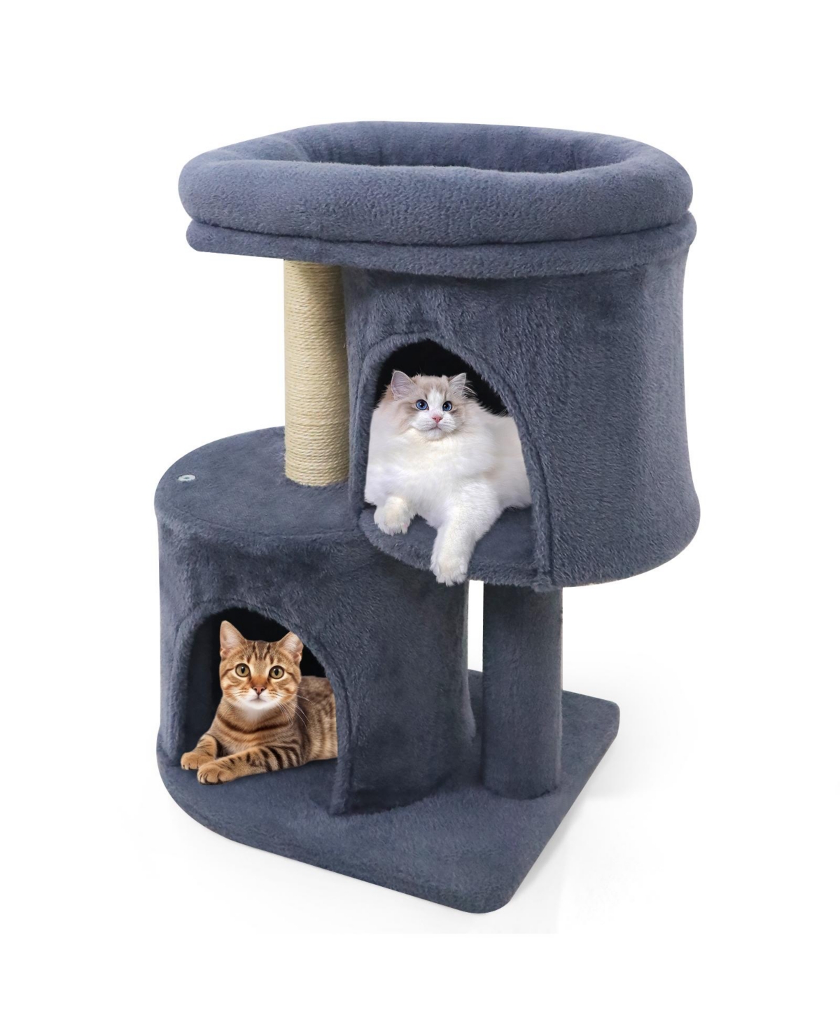 Click here for Cozito Cat Tower 26 inch with Padded Perch and Dua... prices