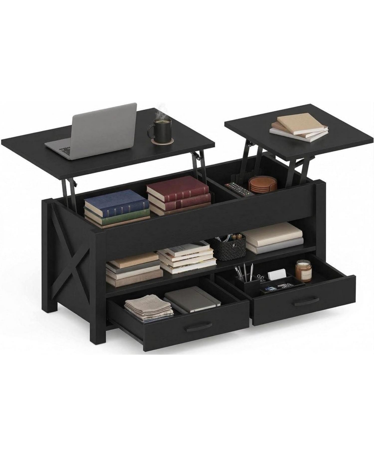 Click here for gaomon 47.2 Lift-Top Coffee Table with Split Lift... prices
