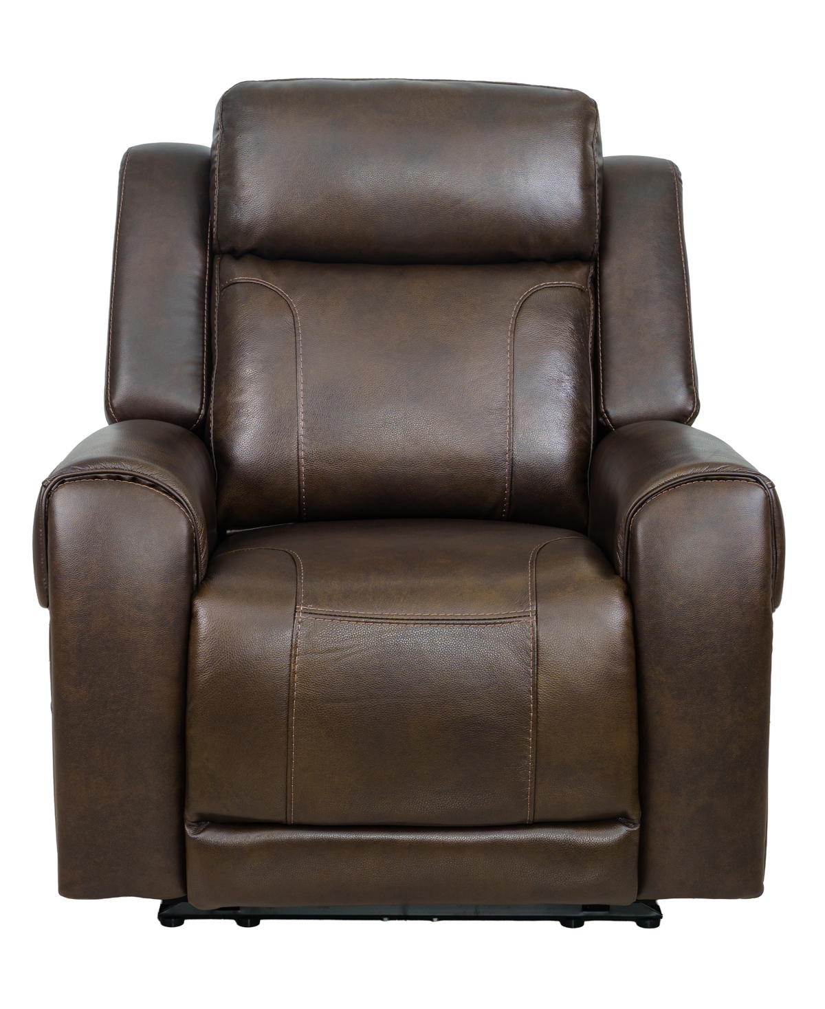Click here for Avet Leather 41.25 Power Motion Recliner - Dark Br... prices