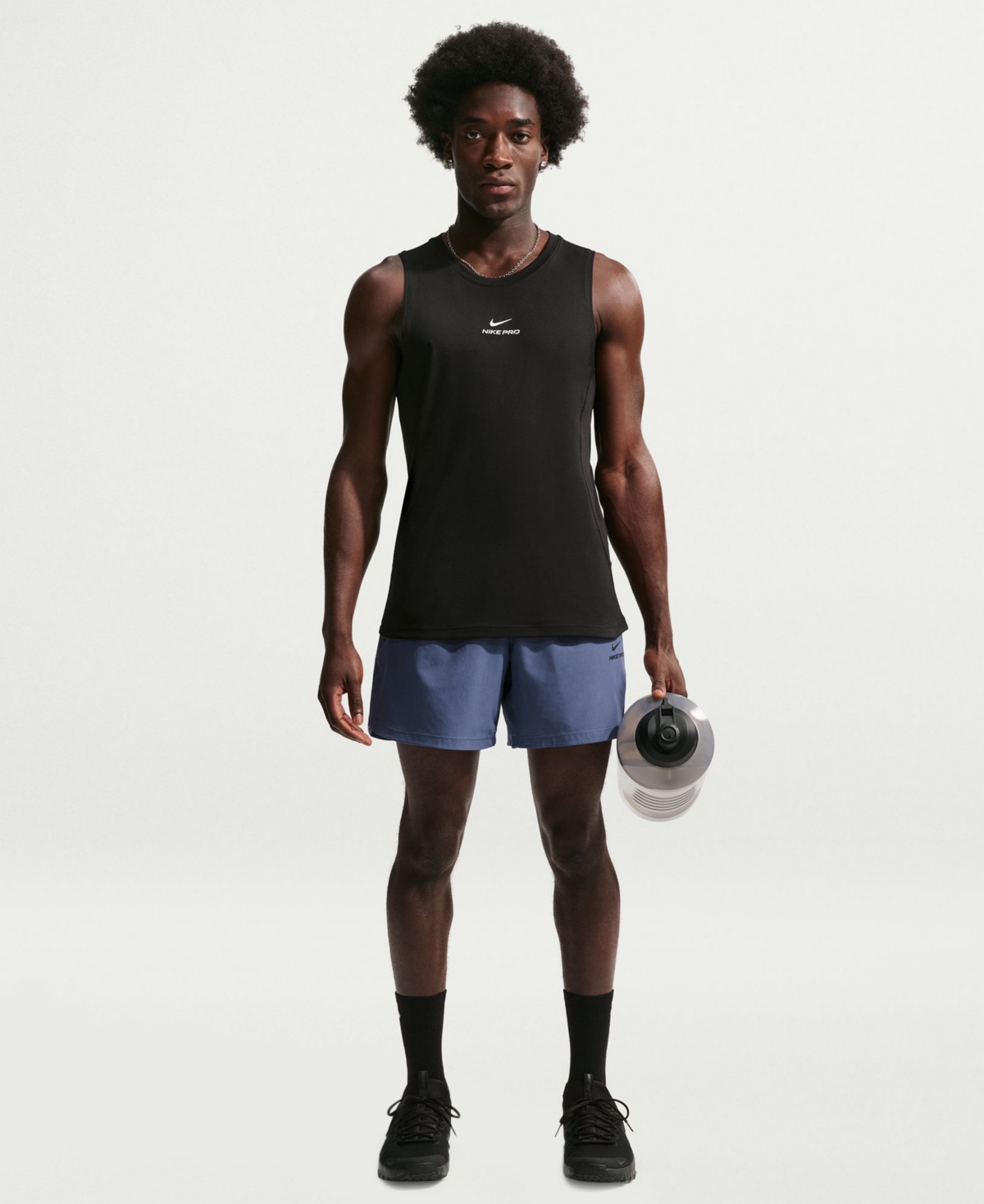 Click here for Nike Pro Mens Dri-fit Training Tank - Black/White prices