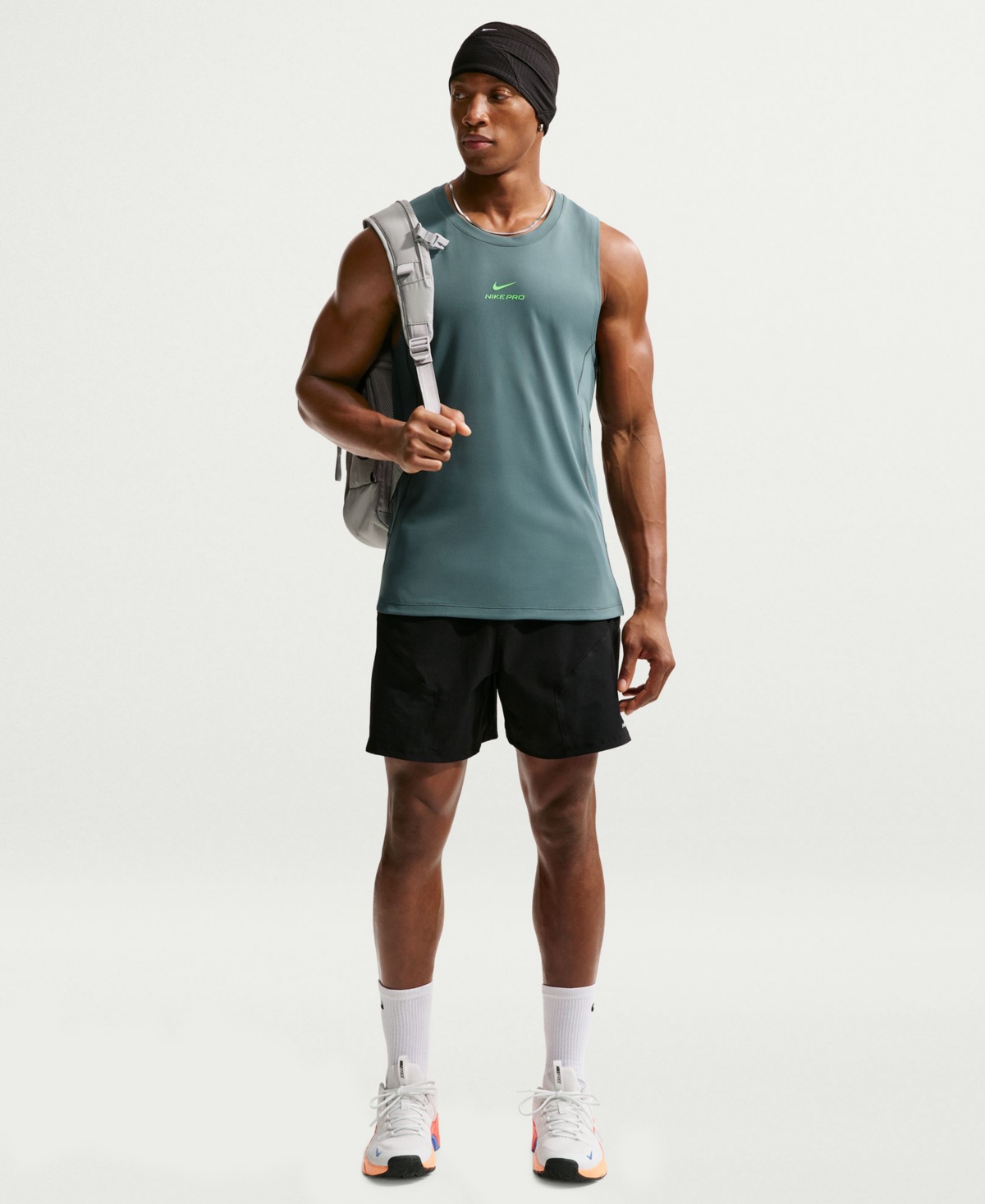 Click here for Nike Pro Mens Dri-fit Training Tank - Mineral Slat... prices