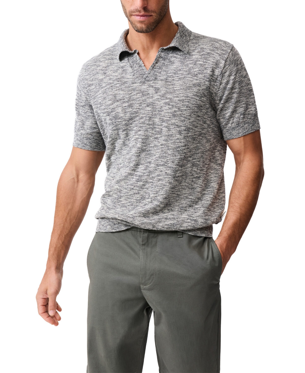 Click here for Rodd & Gunn Mens Poison Bay Knit Polo Shirt - Blac... prices