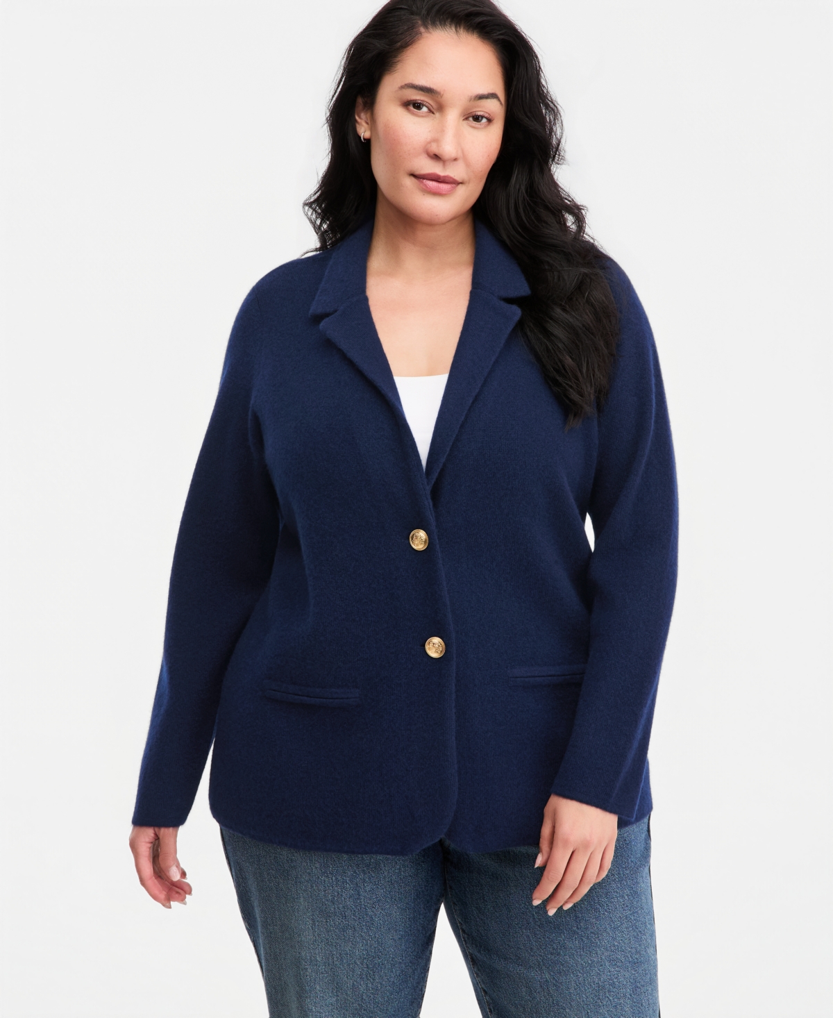 Click here for Charter Club Plus Size 100 Cashmere Blazer  Macys... prices
