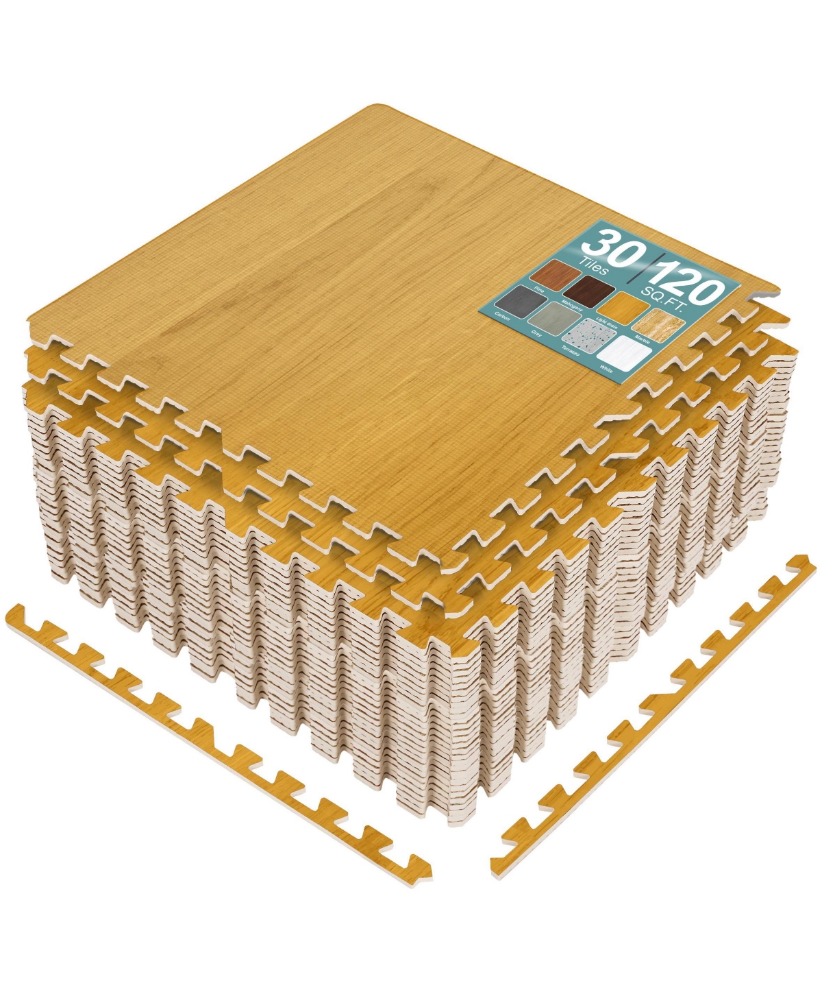 Click here for Sorbus 30 Tiles 120 Sq ft Wood Grain Interlocking... prices