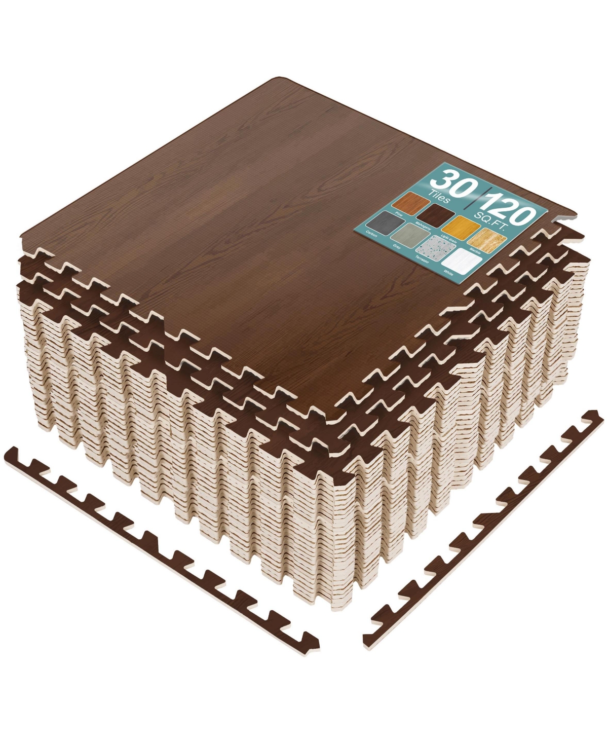 Click here for Sorbus 30 Tiles 120 Sq ft Wood Grain Interlocking... prices