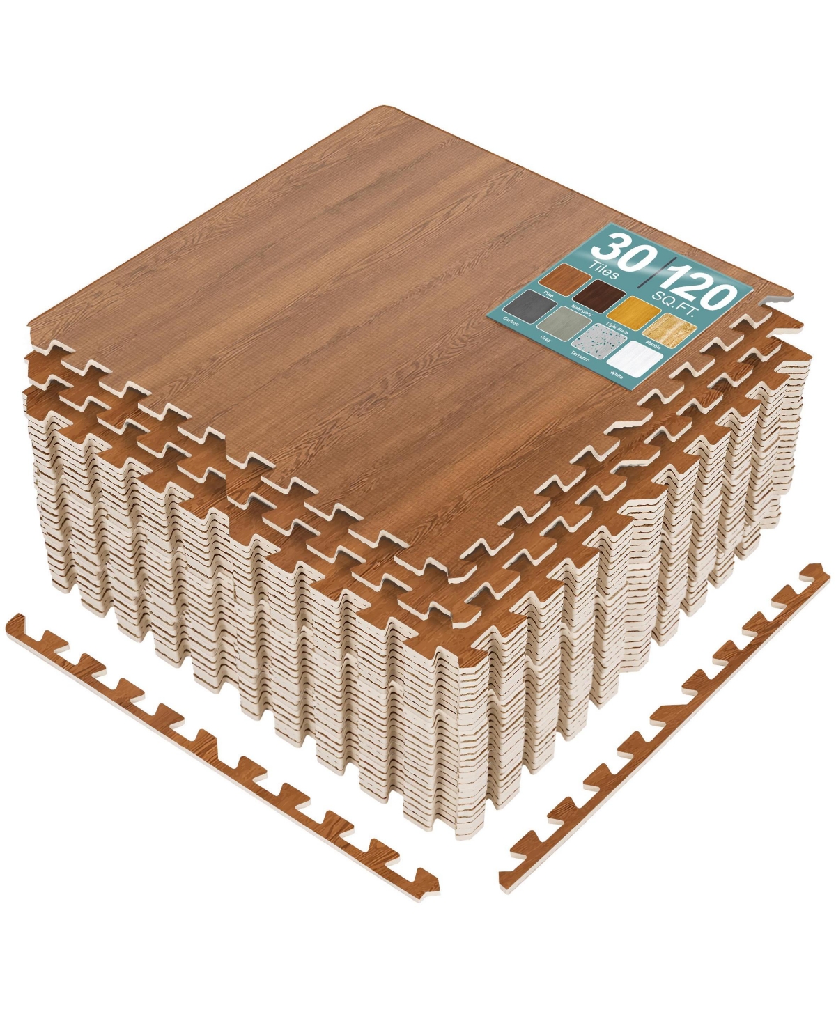 Click here for Sorbus 30 Tiles 120 Sq ft Wood Grain Interlocking... prices