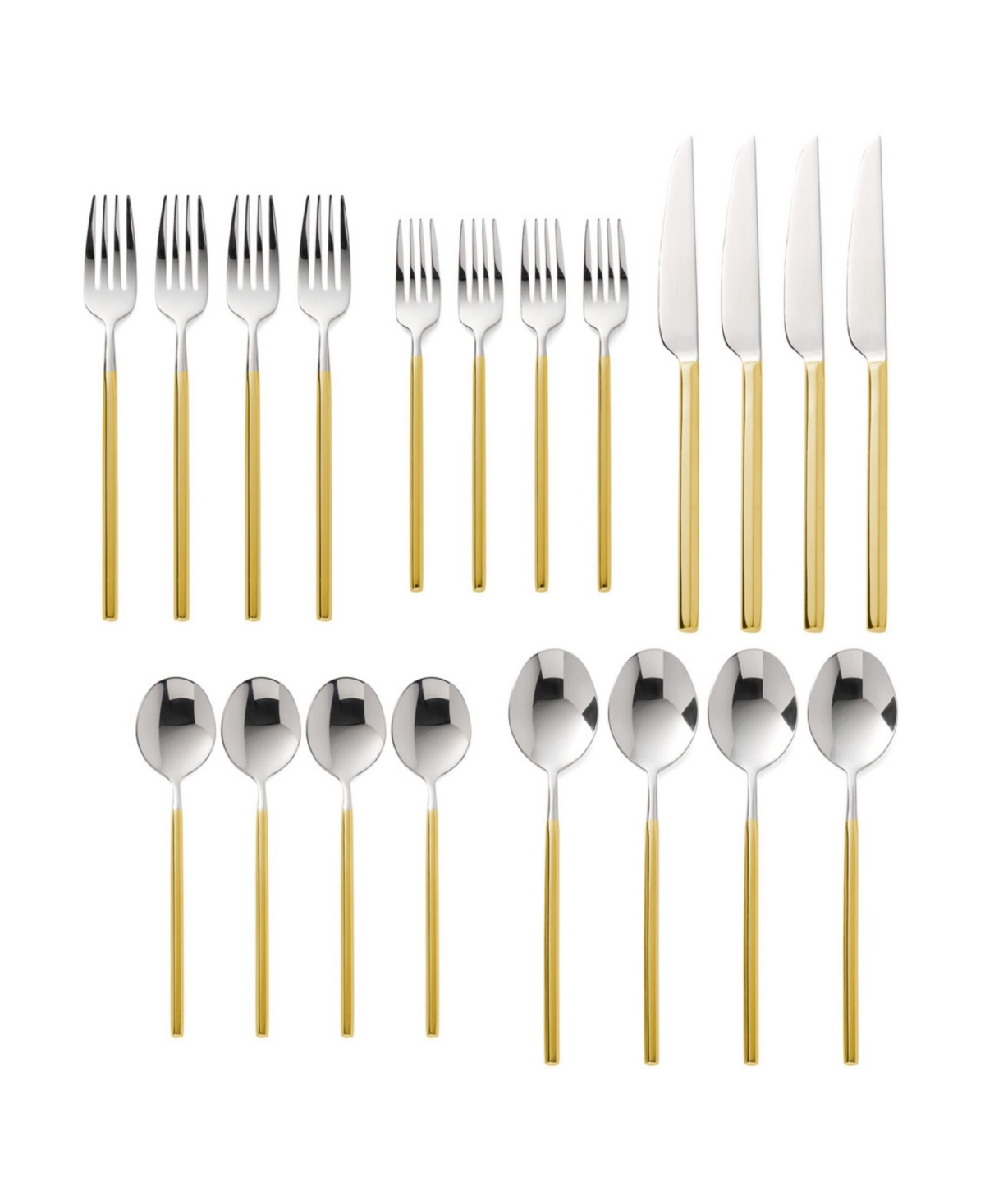 Click here for Godinger Esagono Mirrored Stainless Steel 20-Pc. F... prices