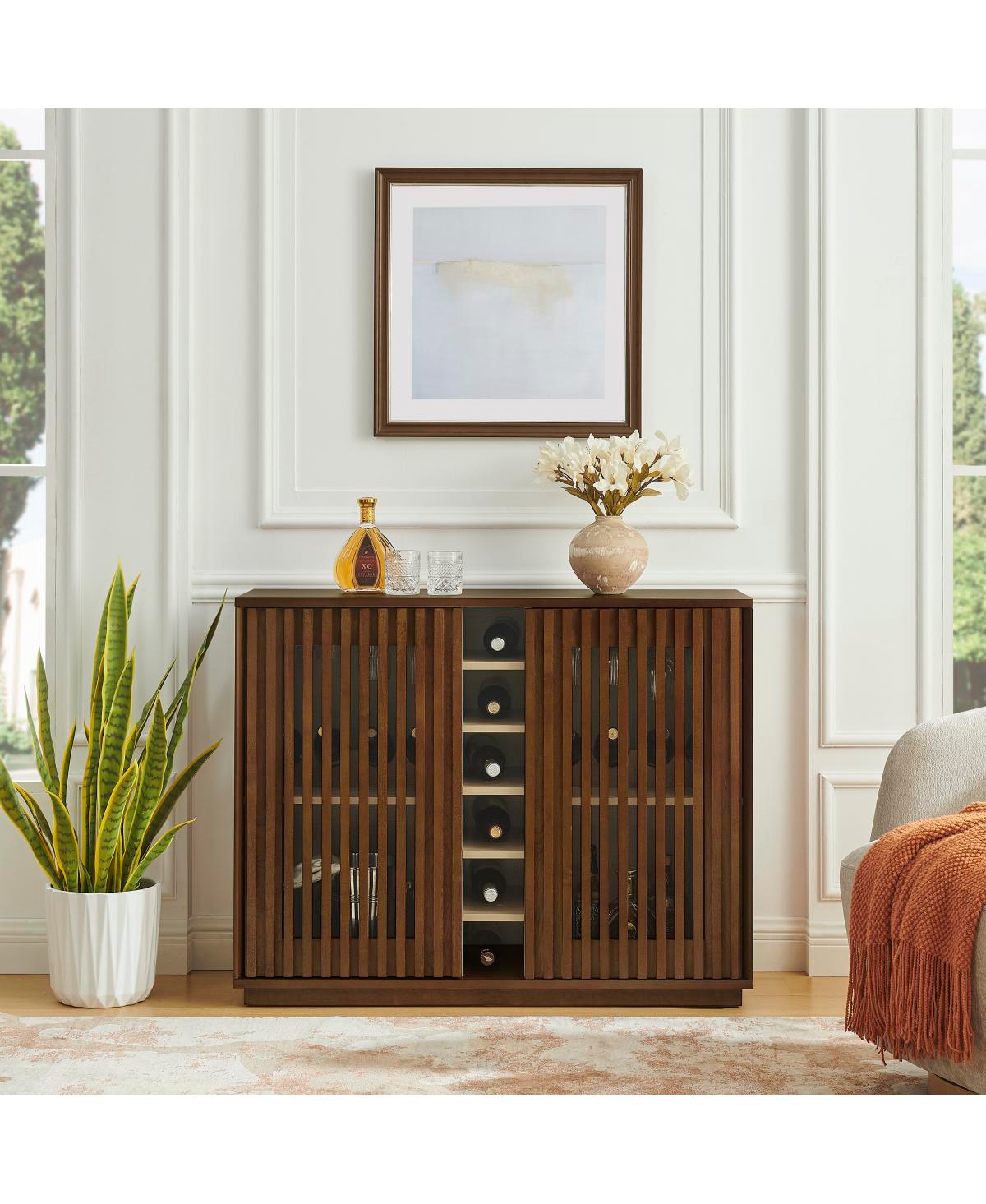 Click here for Streamdale Furniture Mid-Century Fluted Liquor Cab... prices