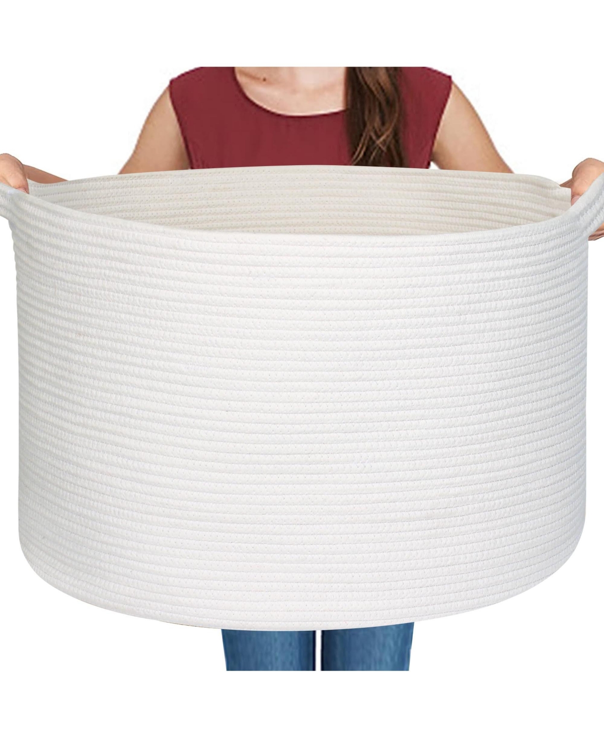 Click here for Gnuadz Rope Blanket Basket Storage Bin Organizer W... prices