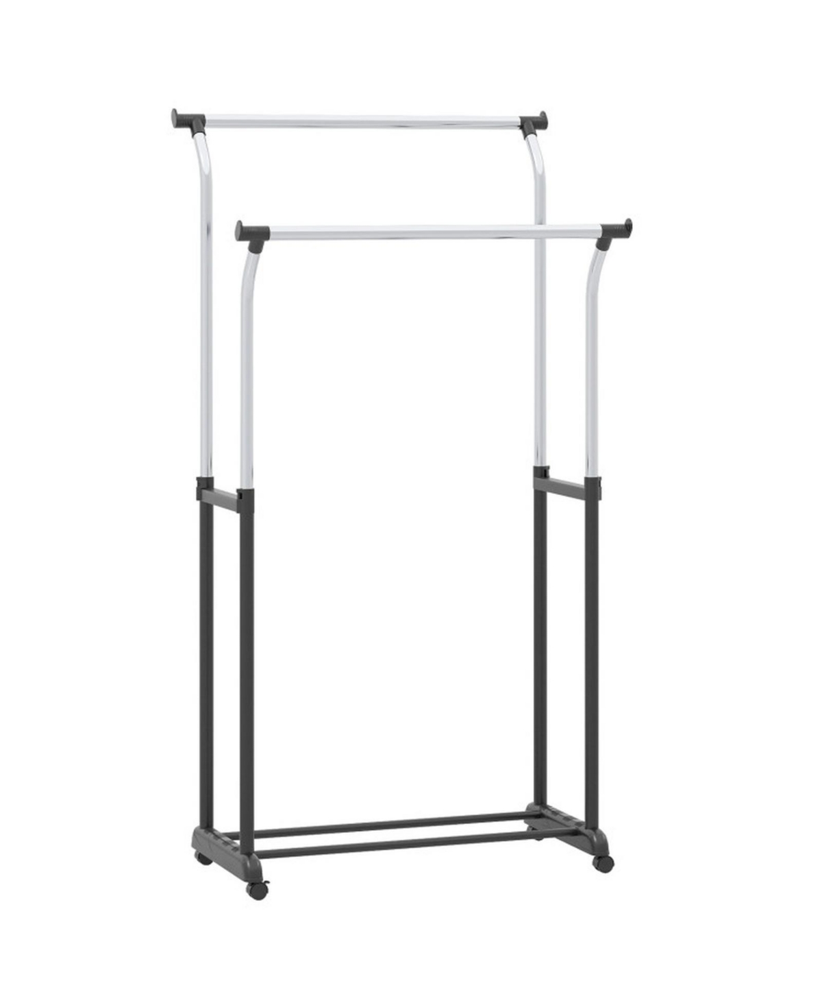 Click here for Gouun Double Rod Rolling Garment Rack with Adjusta... prices