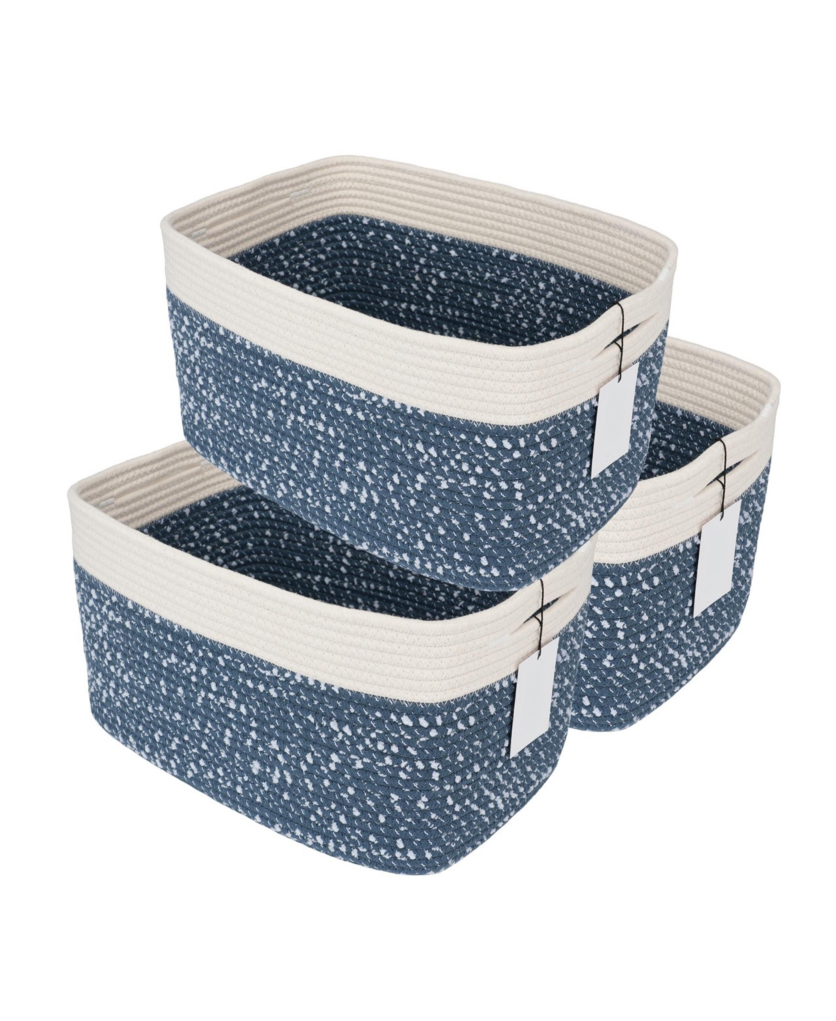 Click here for Gnuadz 3pc Cotton Rope Woven Storage Basket Bins f... prices