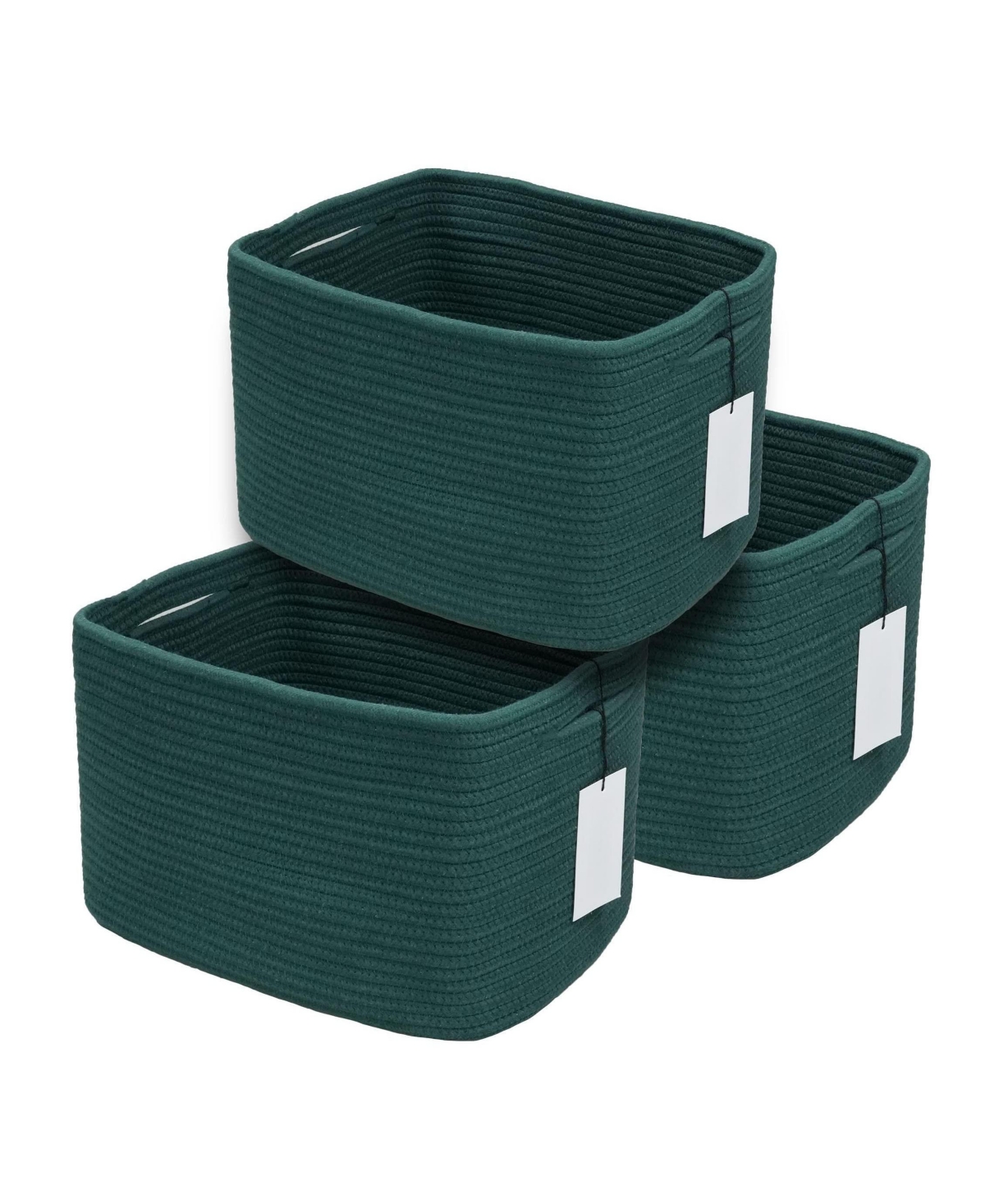 Click here for Gnuadz 3pc Cotton Rope Woven Storage Basket Bins f... prices