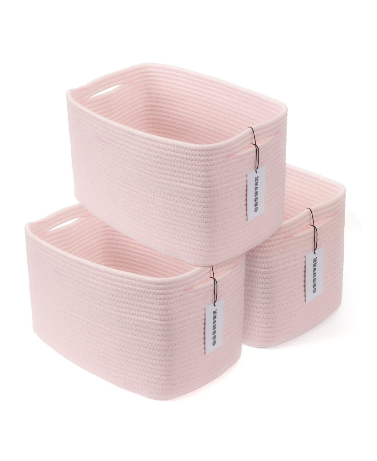 Click here for Gnuadz 3pc Cotton Rope Woven Storage Basket Bins f... prices