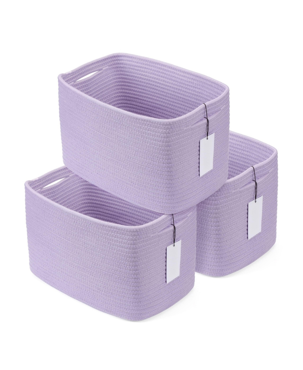 Click here for Gnuadz 3pc Cotton Rope Woven Storage Basket Bins f... prices