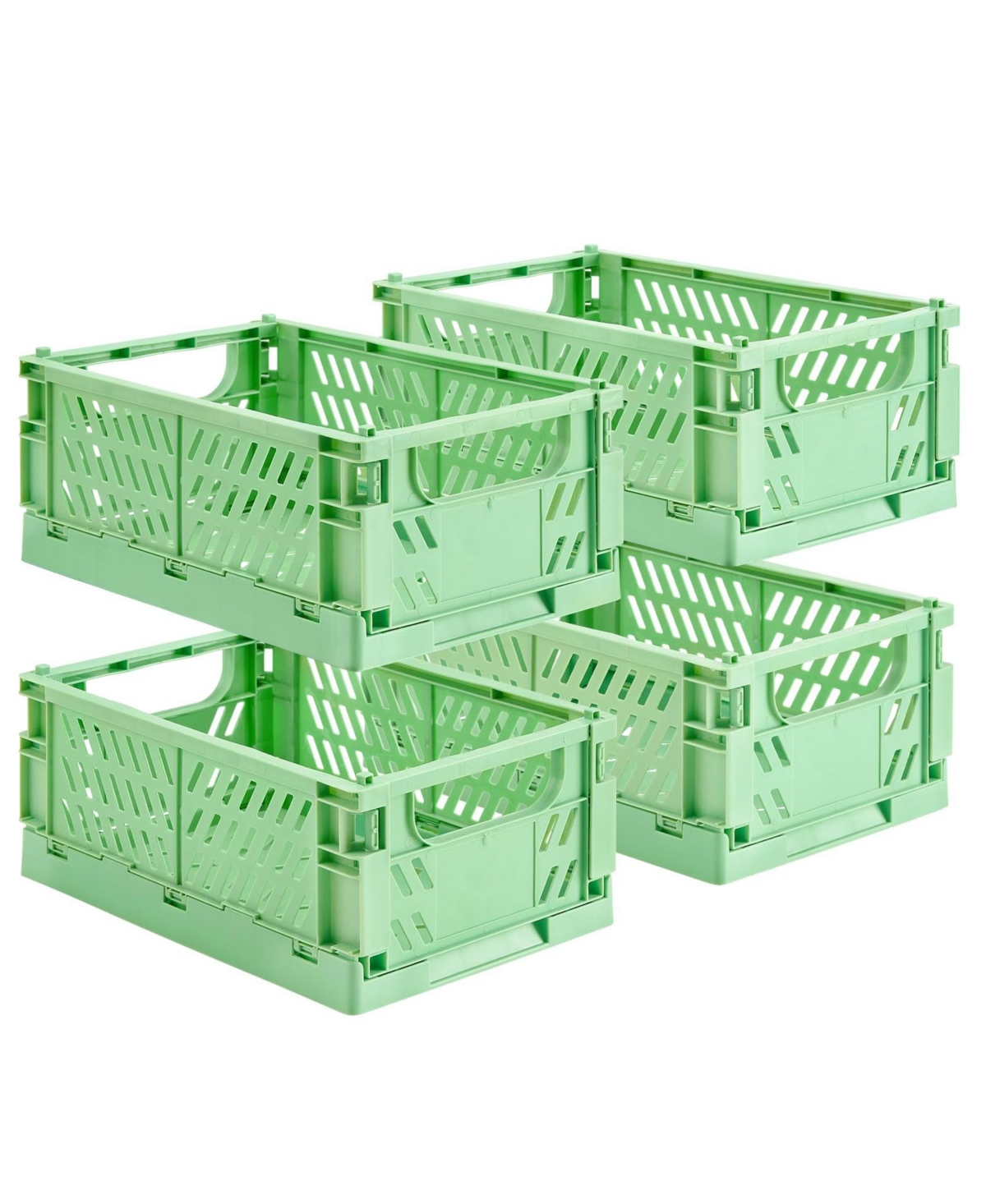 Click here for Gnuadz 4Pack Plastic Storage Baskets Collapsible C... prices