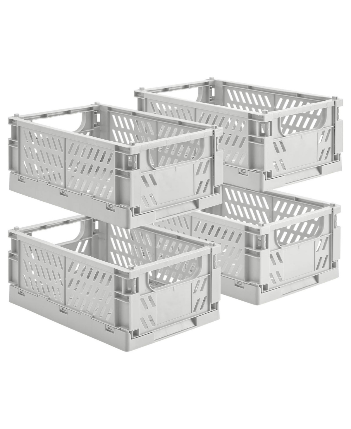 Click here for Gnuadz 4Pack Plastic Storage Baskets Collapsible C... prices