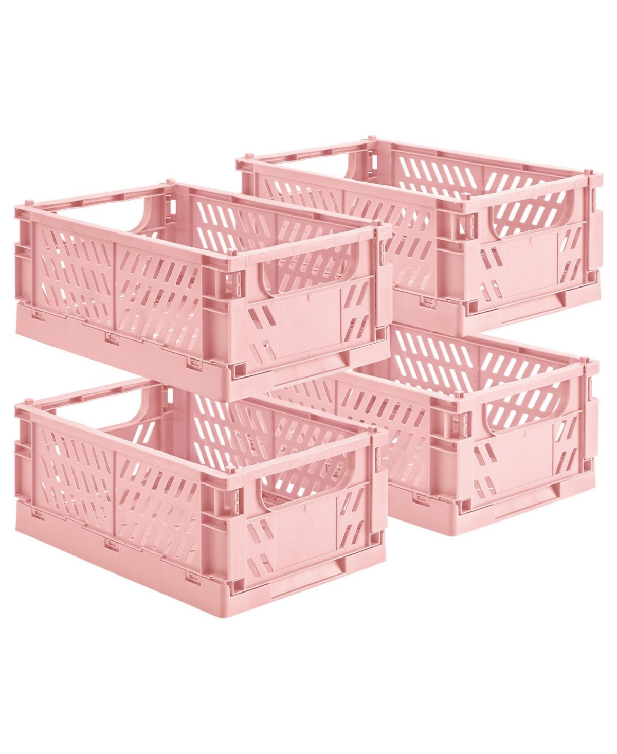 Click here for Gnuadz 4Pack Plastic Storage Baskets Collapsible C... prices