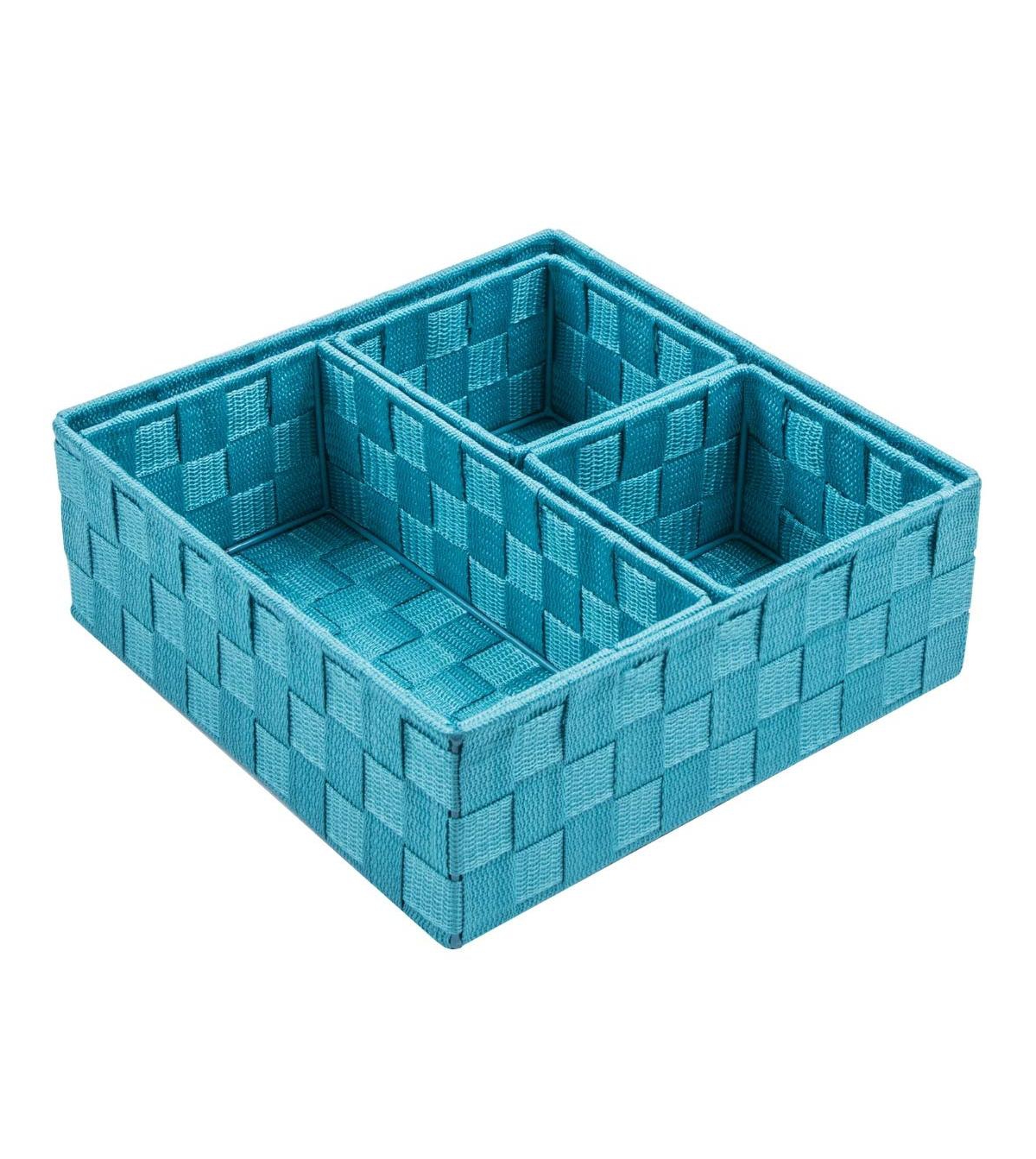 Click here for Gnuadz 4-piece Woven Storage Baskets Cube Bin Orga... prices