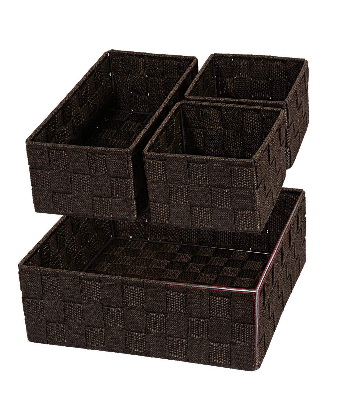 Click here for Gnuadz 4-piece Woven Storage Baskets Cube Bin Orga... prices
