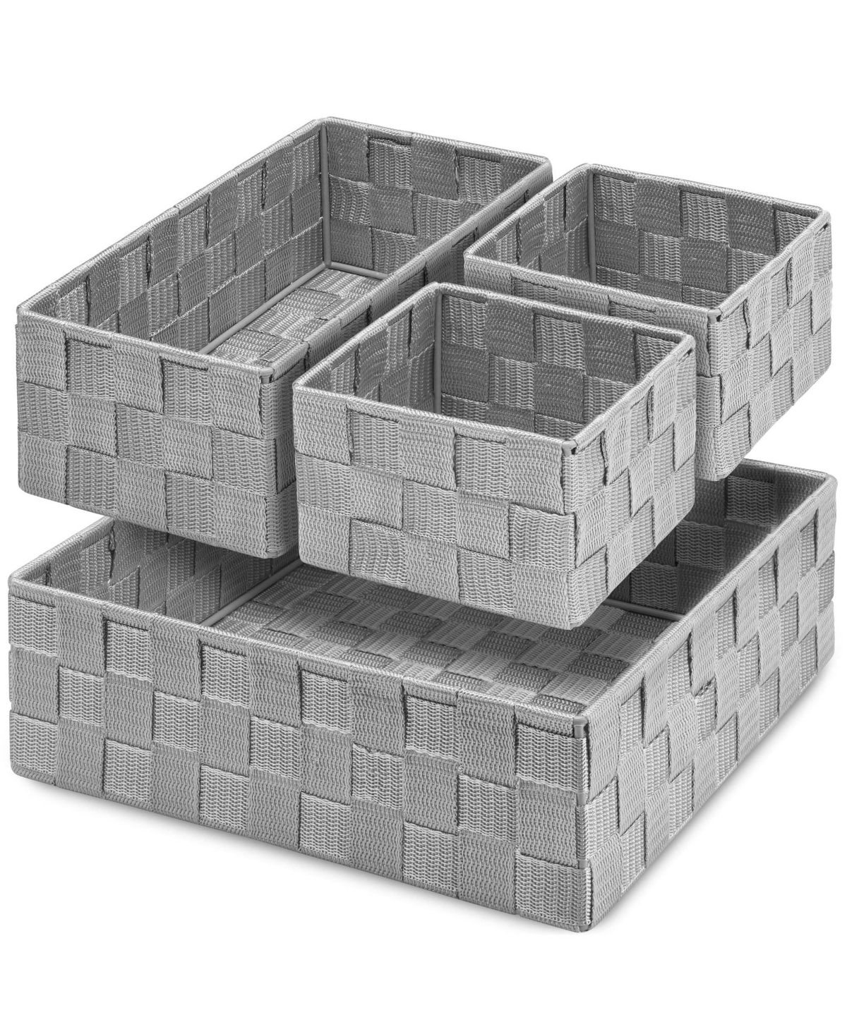 Click here for Gnuadz 4-piece Woven Storage Baskets Cube Bin Orga... prices