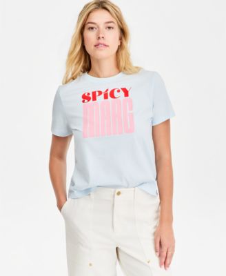 Click here for On 34th Womens Spicy Marg Graphic T Shirt Macys Ex... prices