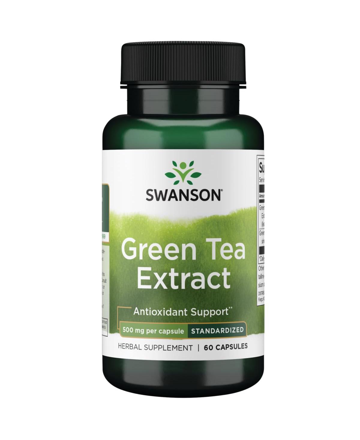 Click here for Swanson Green Tea Extract 500 Milligrams 60 Capsul... prices