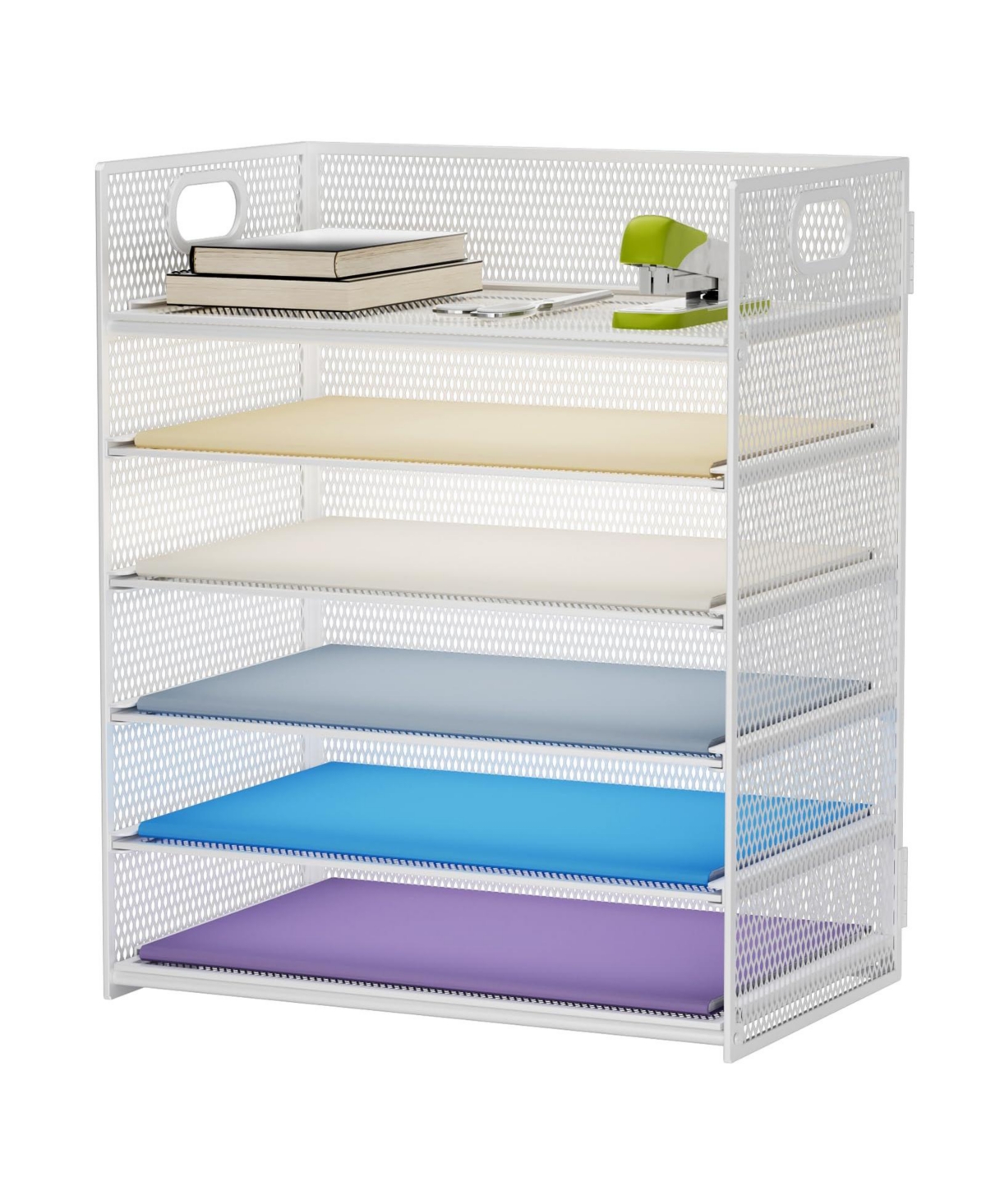 Click here for Gnuadz 6 Tier Mesh Desk File Sorter With Handle -... prices