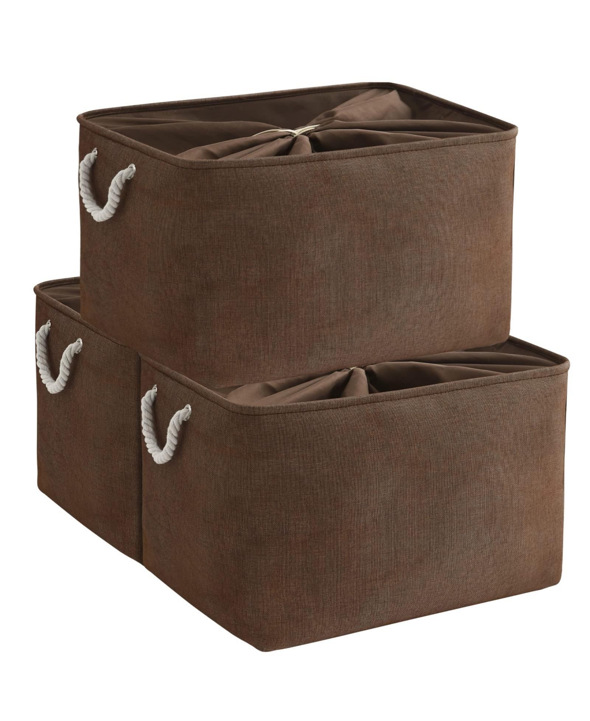 Click here for Gnuadz 3pack Storage Bins Canvas Basket Organizer... prices